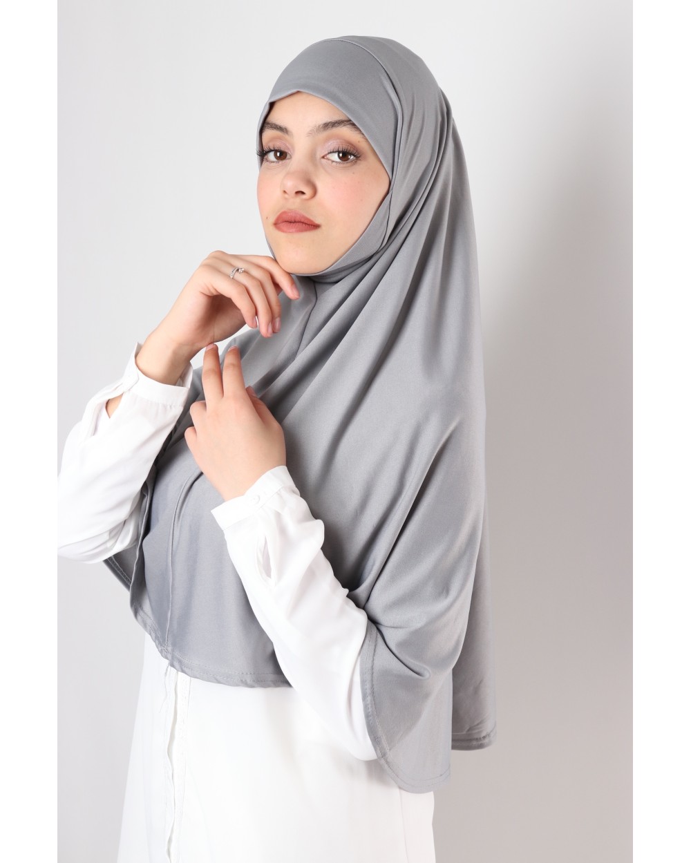 Hijab one piece chin cover
