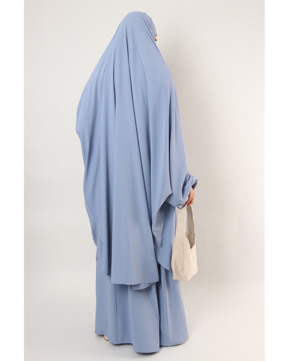 Jilbab deux pièces jupe cape soie de médine femmes musulmanes voilées