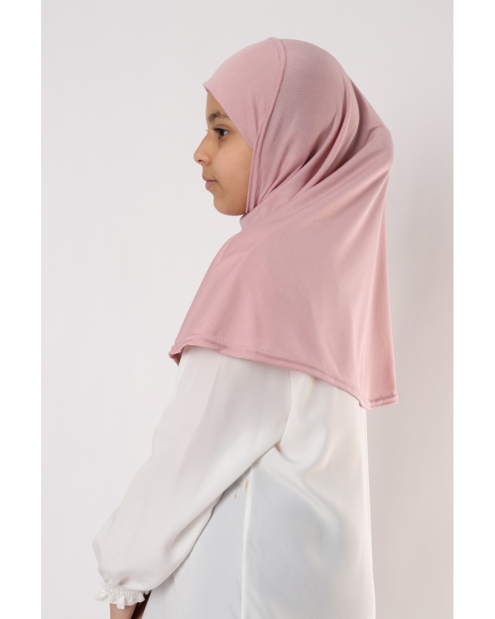 Girls hijab Color Old pink Color Old pink