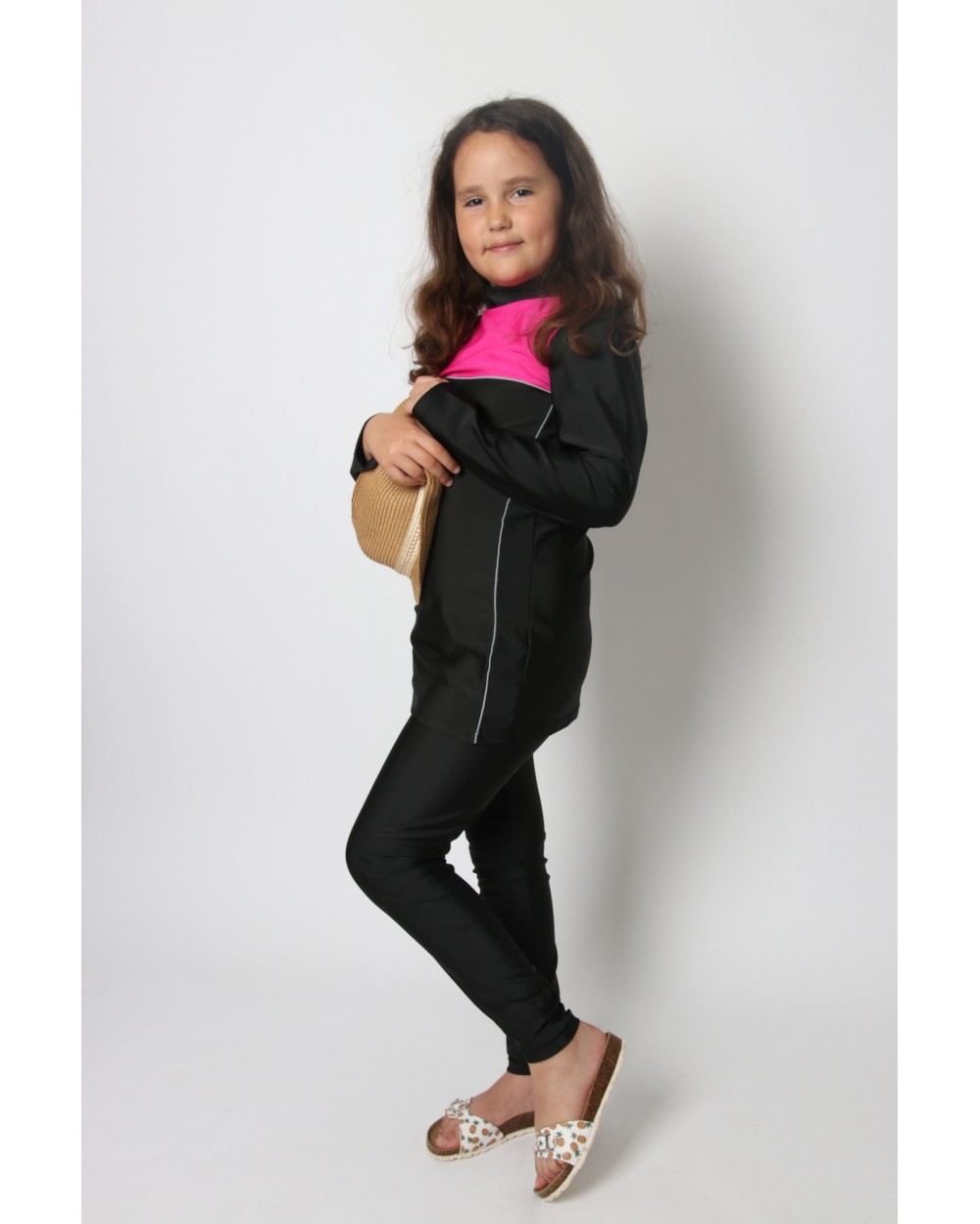 Burkini Soumaya child Color Black Size 10 years Color Black Size 10 years