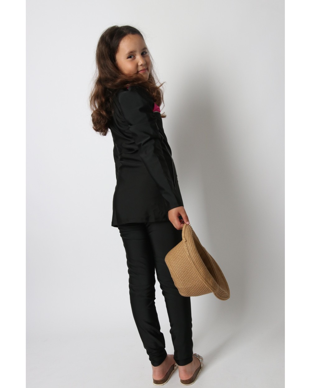 Burkini Soumaya child Color Black Size 10 years Color Black Size 10 years