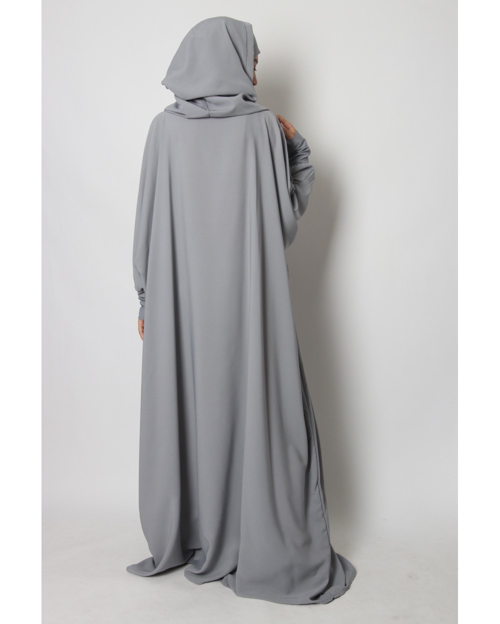 Long oversize abaya for veiled muslim woman ramadan outfit 2022 modest