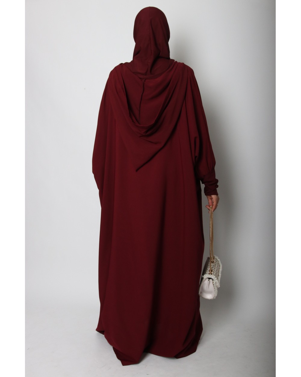 Long oversize abaya for veiled muslim woman ramadan outfit 2022 modest