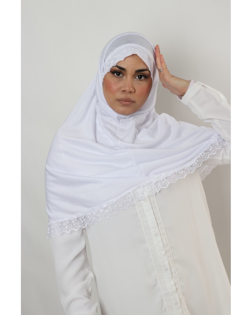 Hijab 2 pieces Lace