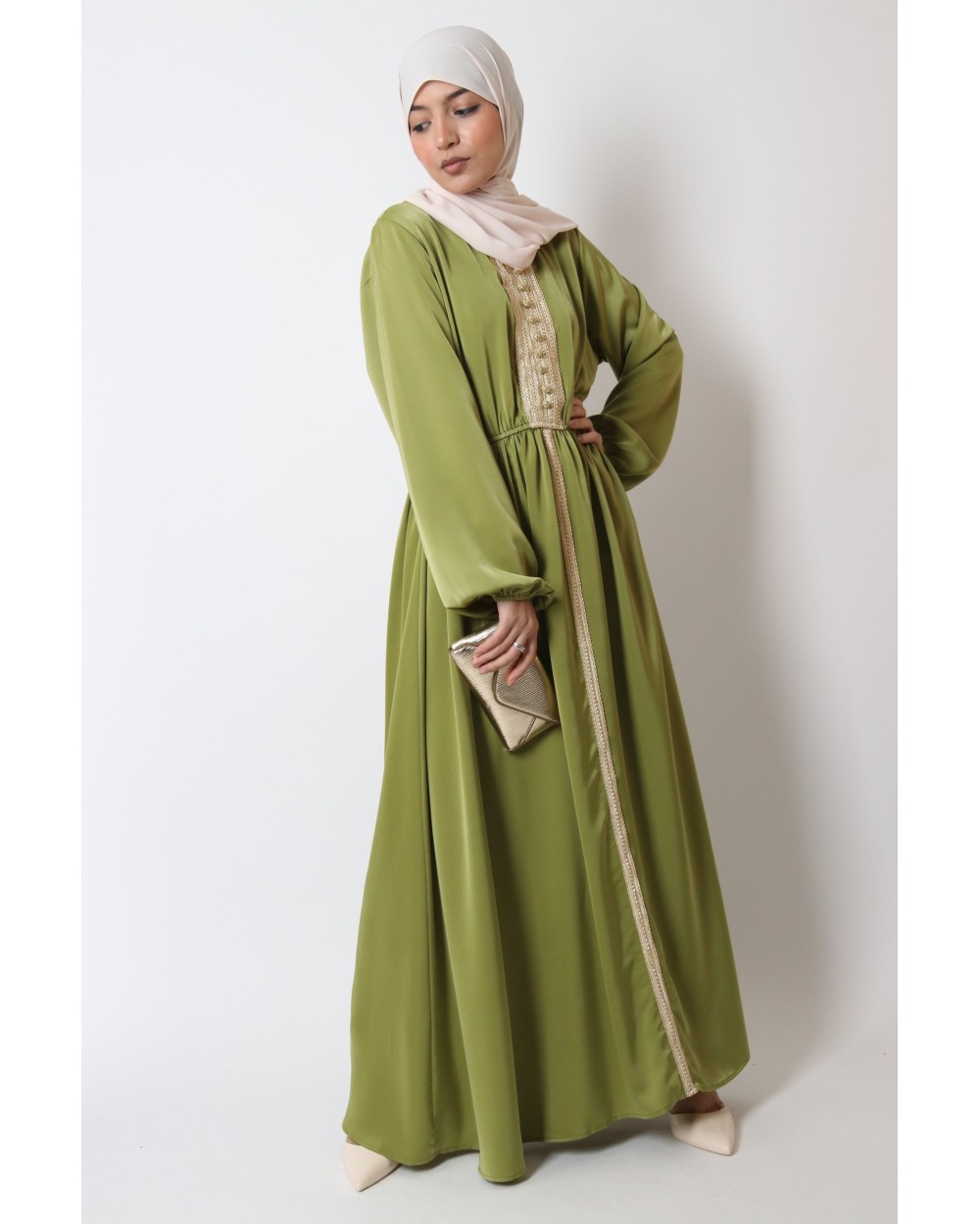 Abaya long flared dress sfifa