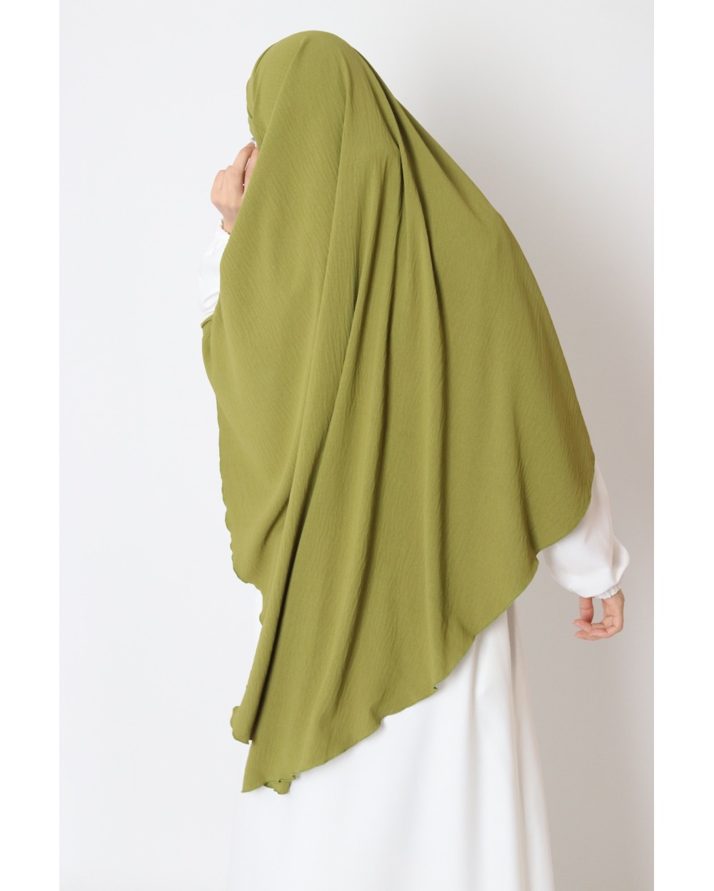 Hijab Khimar pointed cut cheap muslim woman modest veil legislated