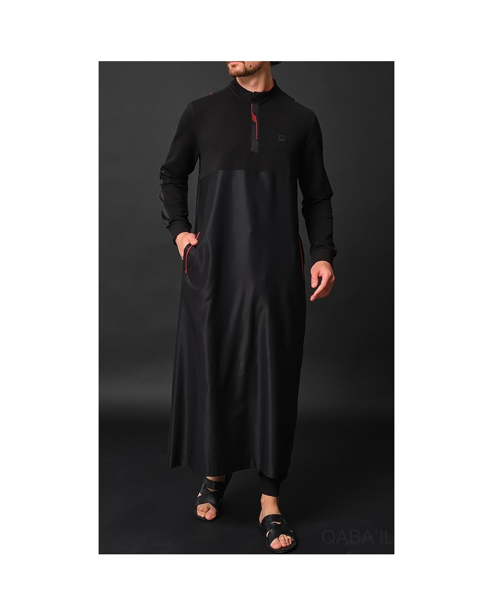 Qamis long Subtle Qaba'il