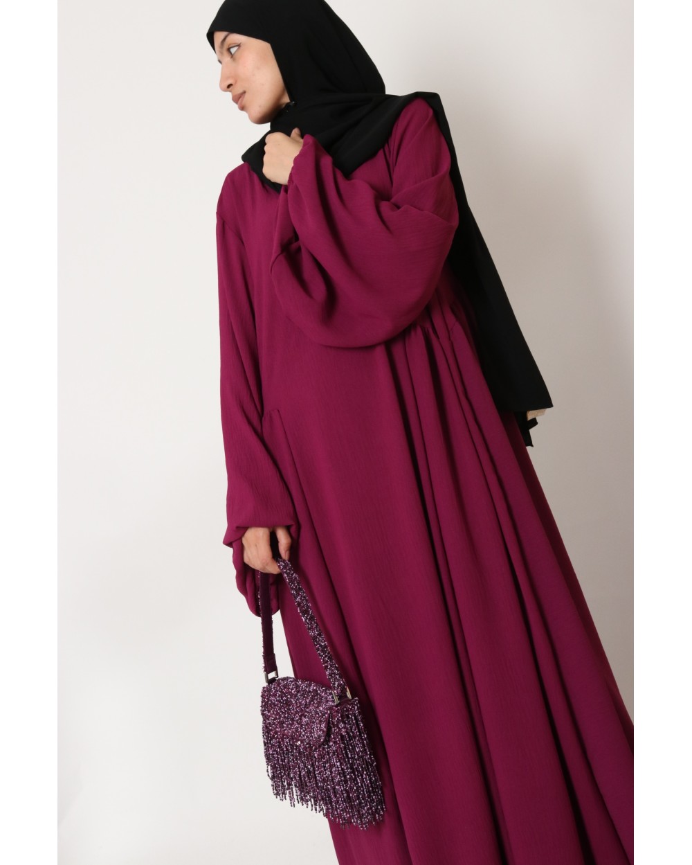 Abaya puff sleeves Jazz Oumi